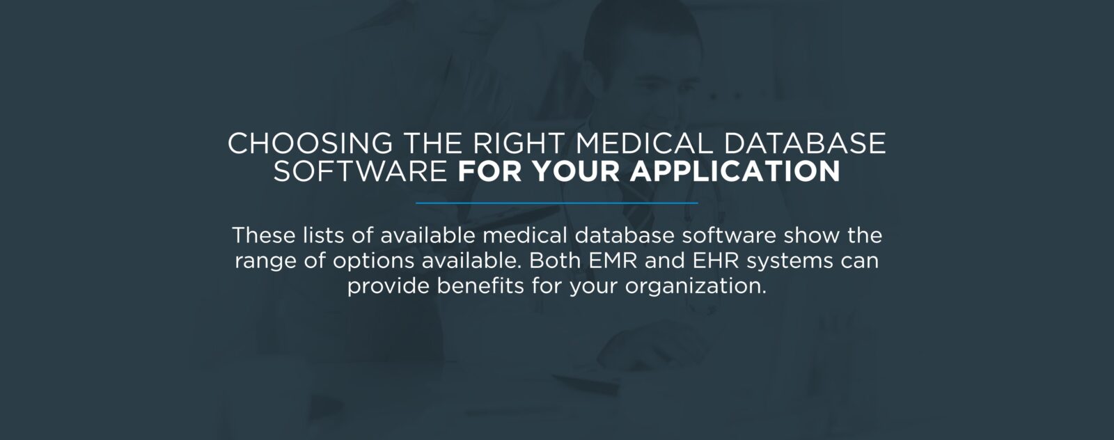Secure Medical Database Software - Agio